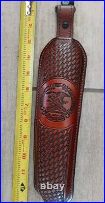 leather rifle sling » Leather Rifle Sling NRA Gun Strap with Uncle Mike ...