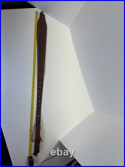 leather rifle sling » Vintage New Hunter Brand Leather Rifle Sling with ...